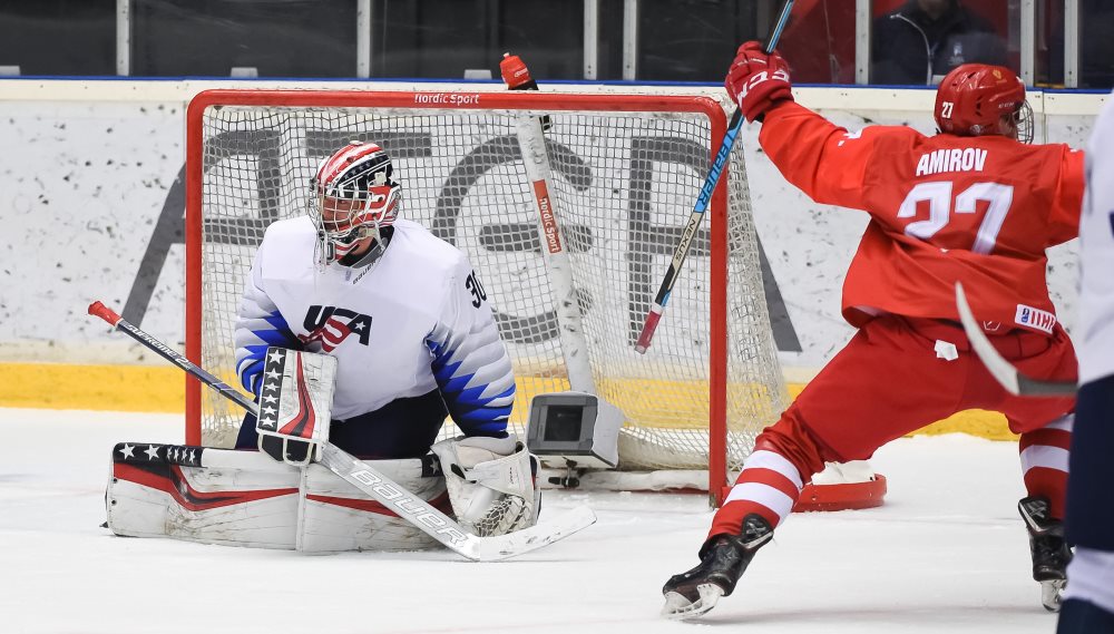 IIHF - Amirov shoots U.S. down in semi-final