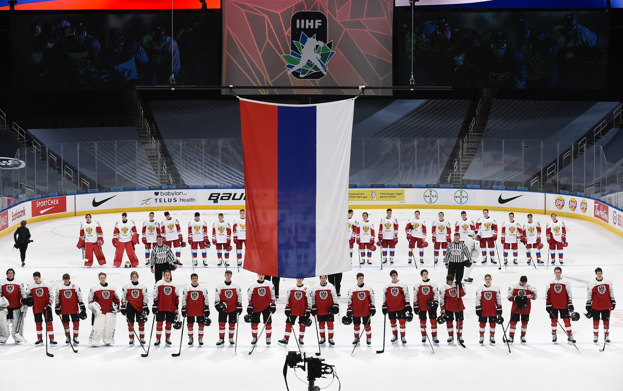 IIHF - Gallery: Austria vs Russia - 2021 IIHF World Junior Championship IIHF - Gallery: Austria vs Russia - 2021 IIHF World Junior Championship