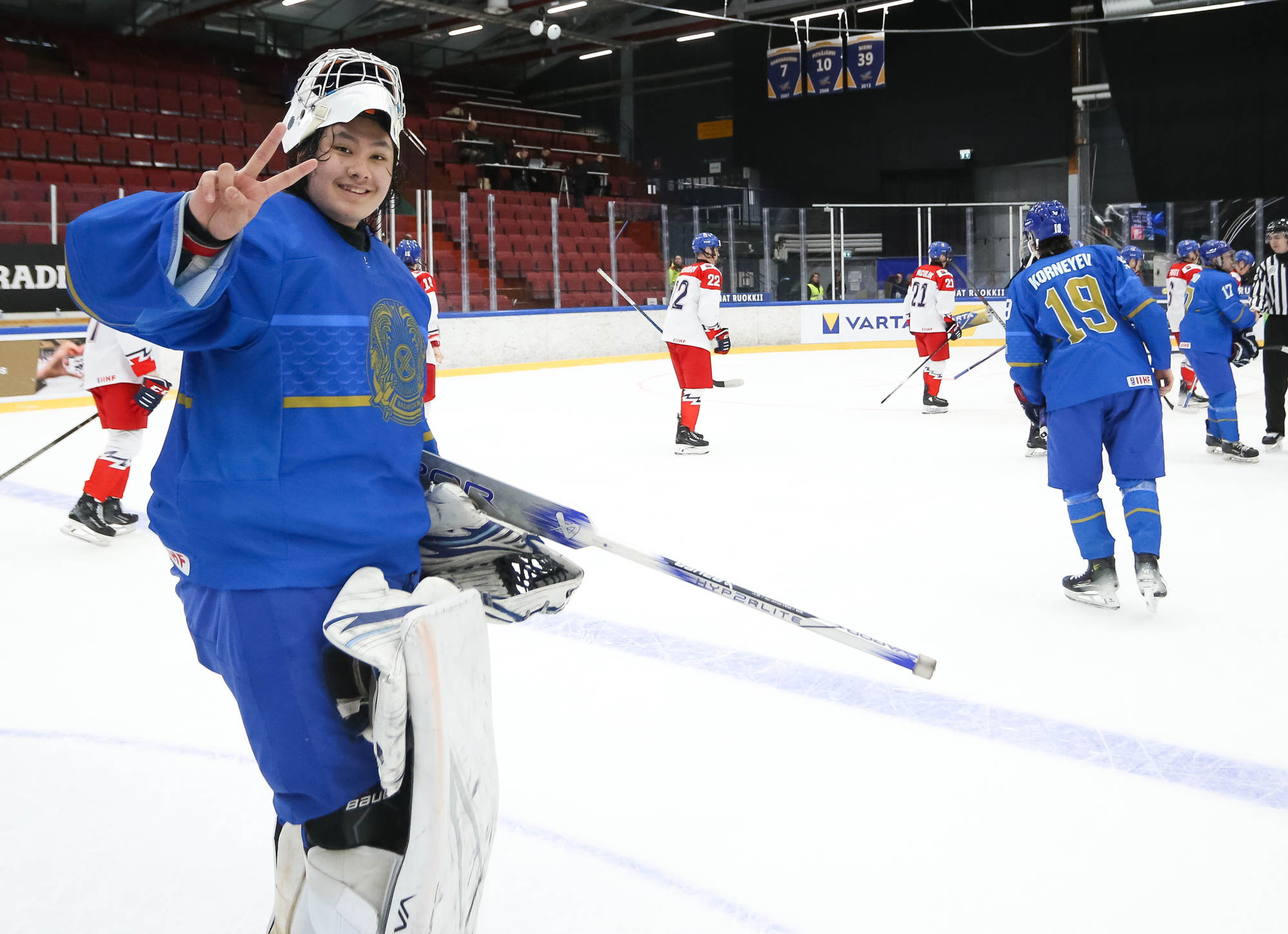 IIHF - Gallery: CZE vs KAZ - 2024 IIHF Ice Hockey U18 World Championship