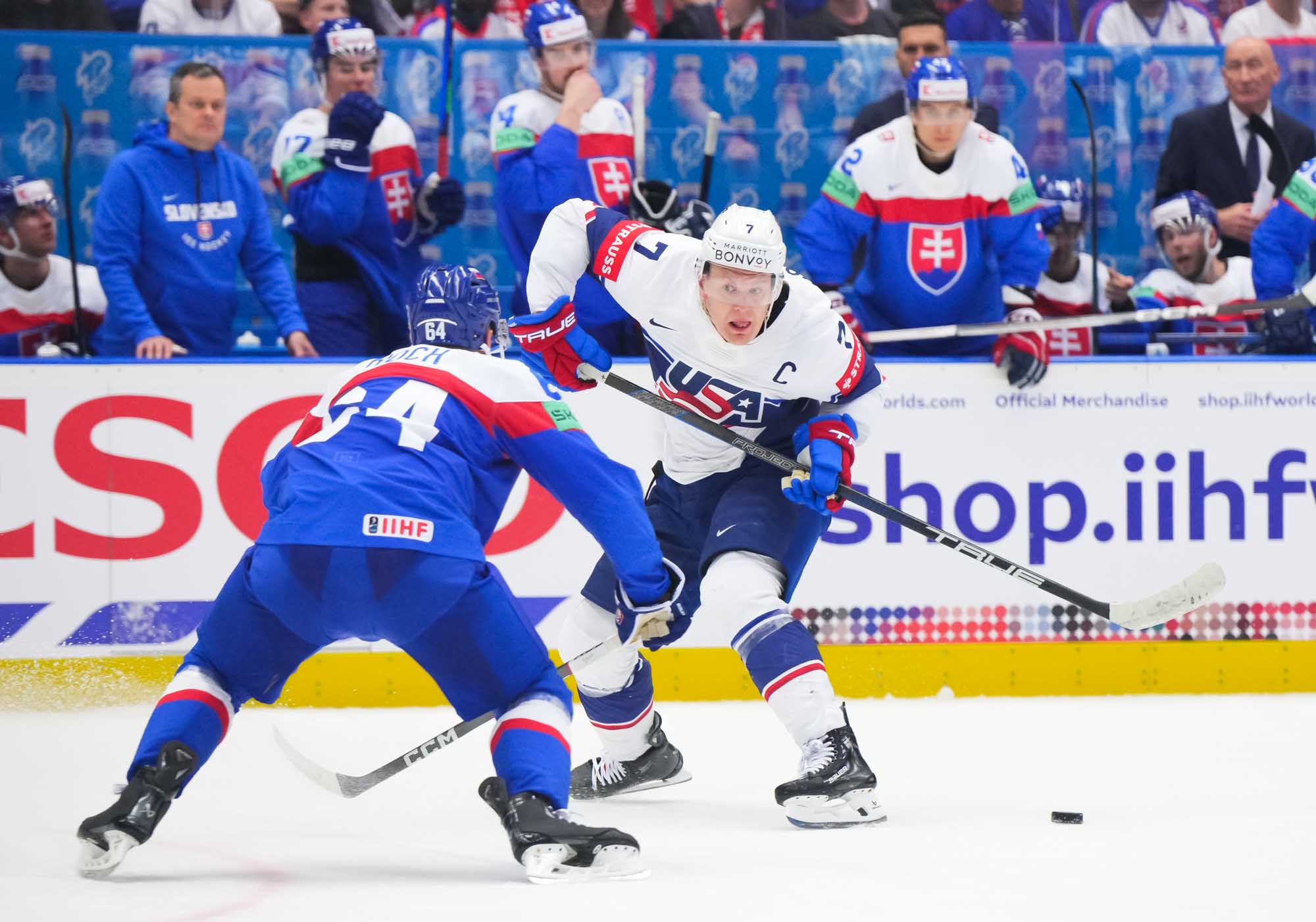 IIHF - Gallery: United States vs Slovakia - 2024 IIHF Ice Hockey World ...