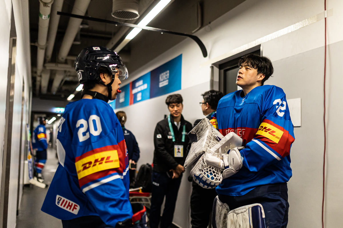 IIHF - Gallery: Korea vs China - 2025 IIHF WM Division I, Group B